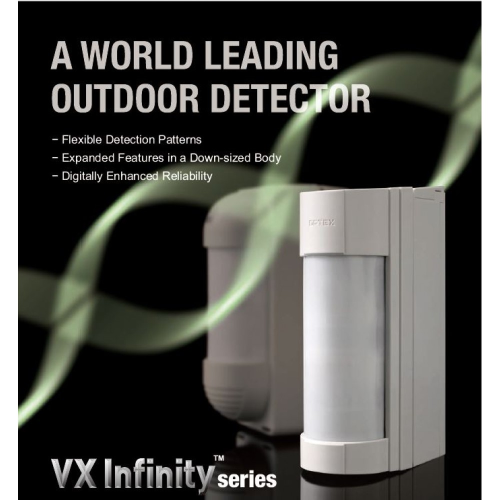 Ανιχνευτής Κίνησης - Radar ( 2 Υπέρυθρα ) Optex VXI-ST